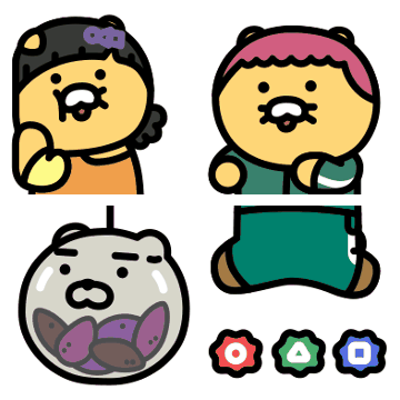 카카오 작가의 이모티콘